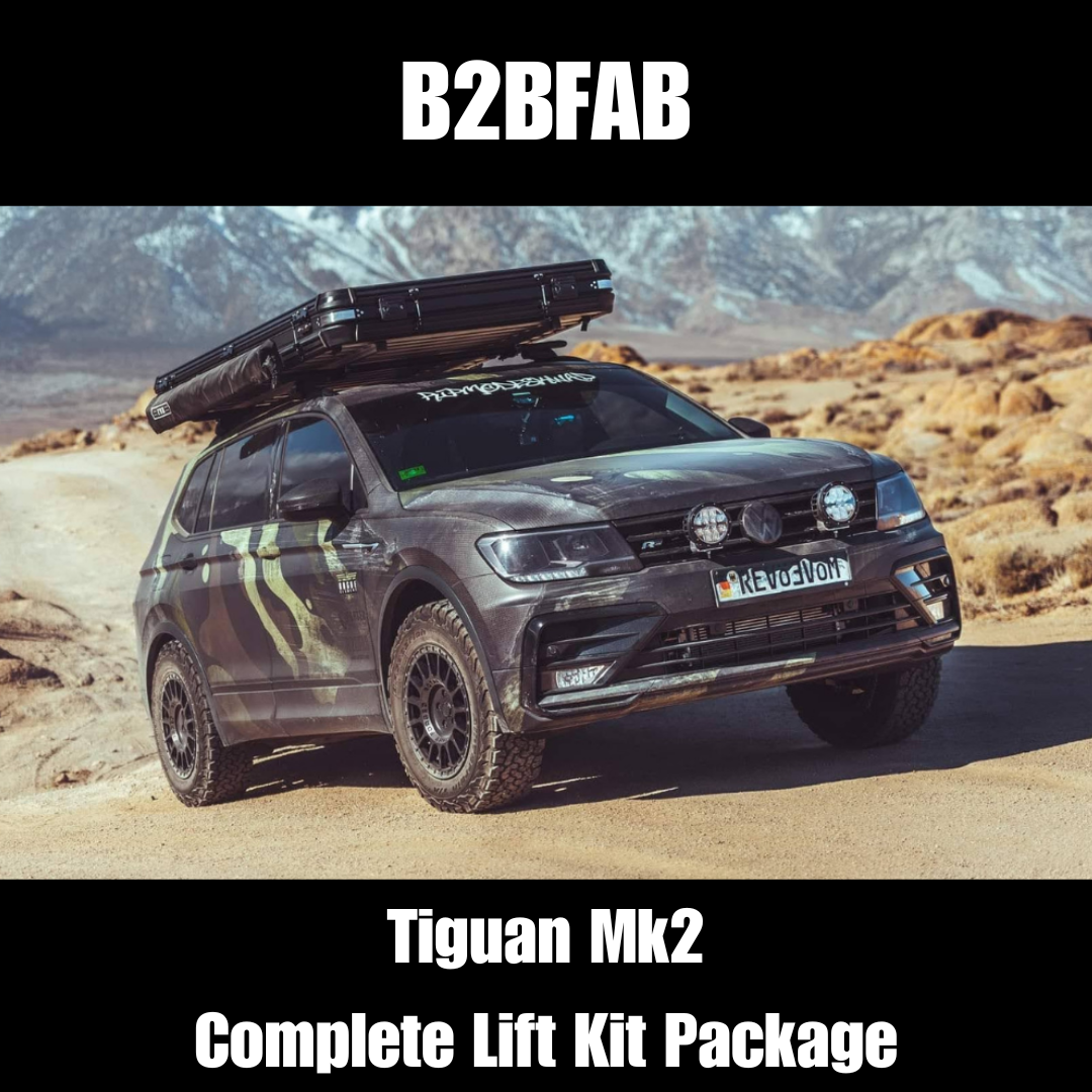 B2BFAB VW Tiguan Mk2 2018 to 2025 Complete Lift Kit Package