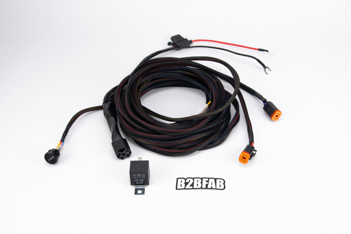 B2BFAB Heavy Duty Dual Output 4DT With Single 3-way Switch Wiring Harn