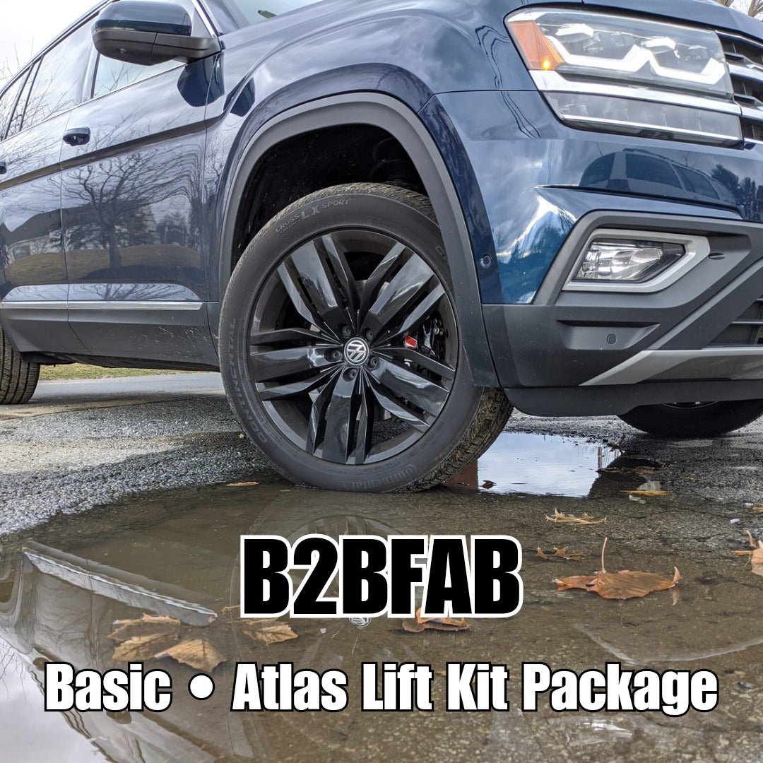 B2BFAB VW Atlas | Atlas Cross Sport 2018 to 2025 Basic Lift Kit Packag
