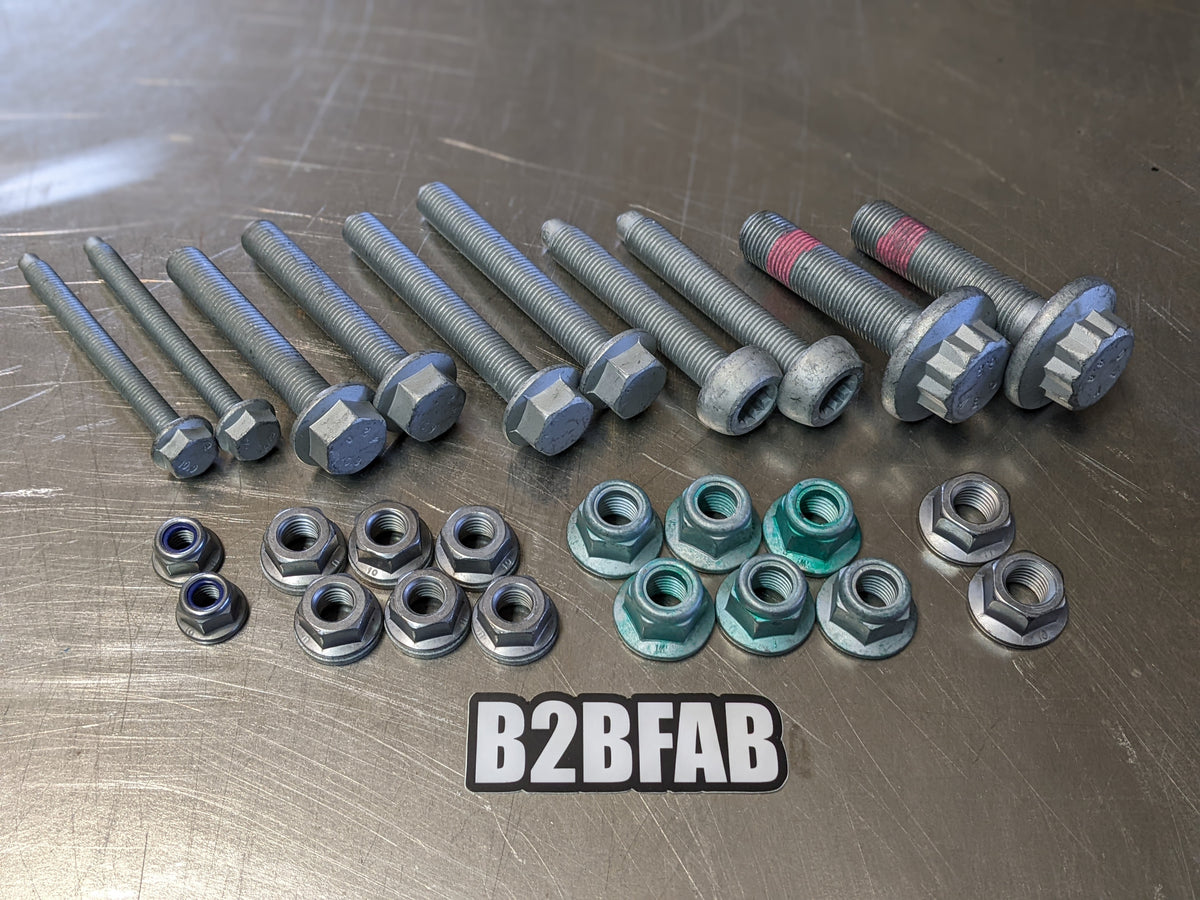 B2BFAB Upgraded Complete Replacement OEM Suspension Hardware Kit For M